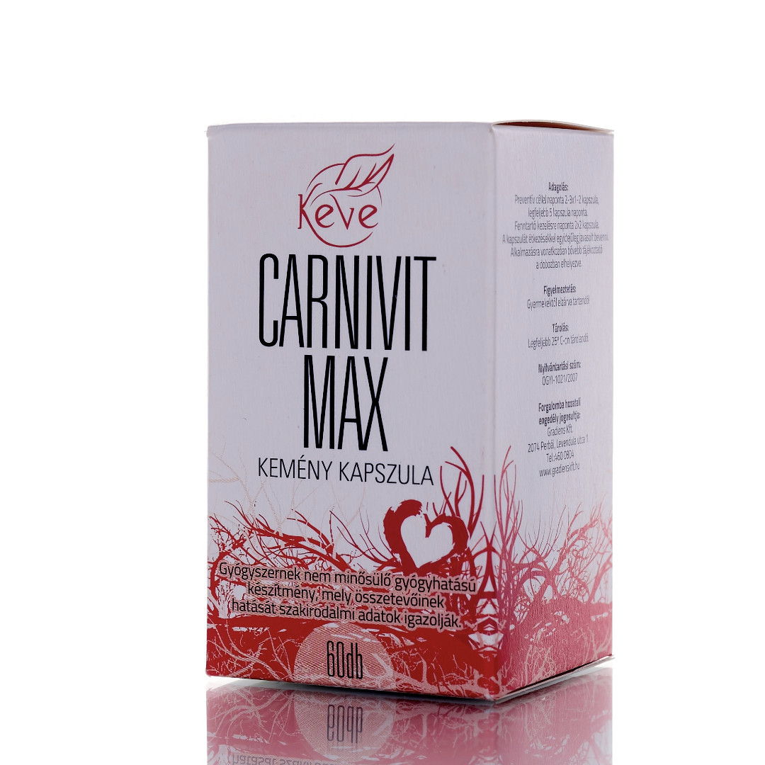 Carnivit Max kemény kapszula - Keve kozmetikumok - varázsold ...